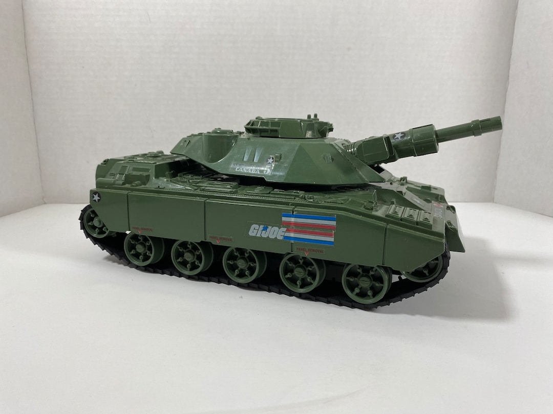 Vintage 1982 Hasbro Gi Joe Motorized Battle Tank Toy Vehicle Etsy