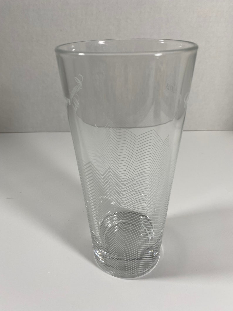 Vintage Canadian Club Highball Glass With Geometric Print & | Etsy