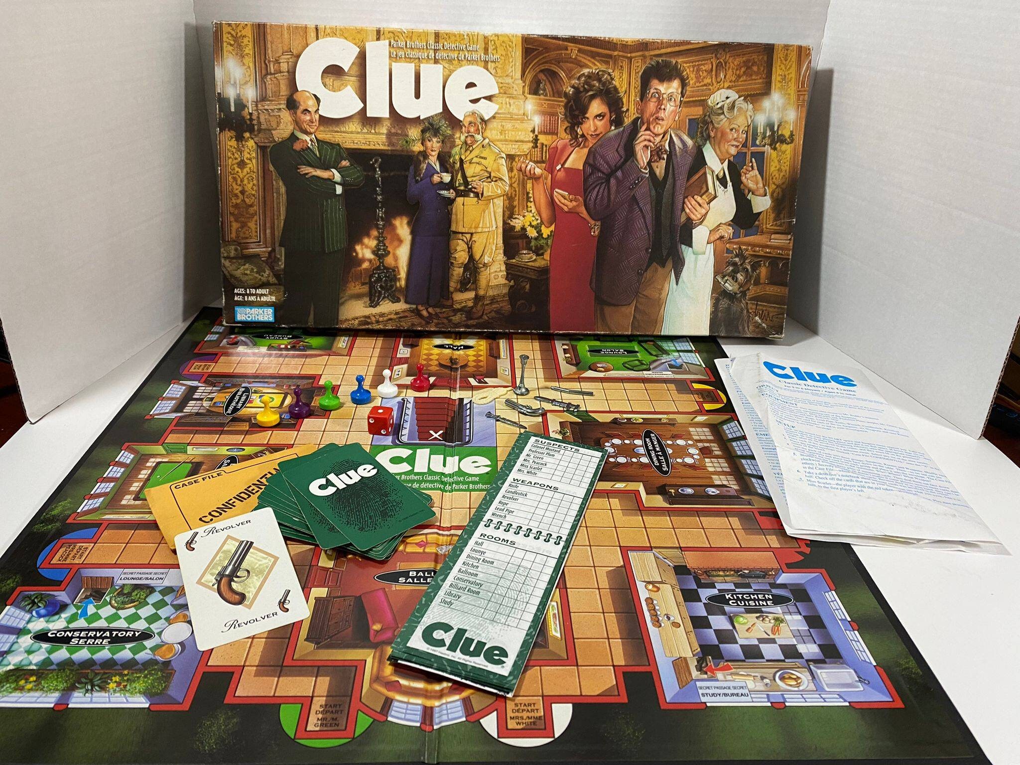 1996 Clue Game Box