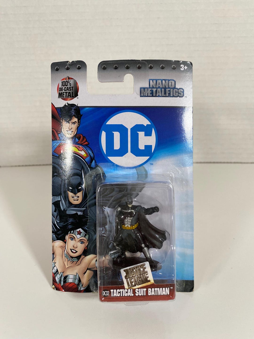 DC Comics: Justice League Tactical Suit Batman Nano Metalfigs Toy ...