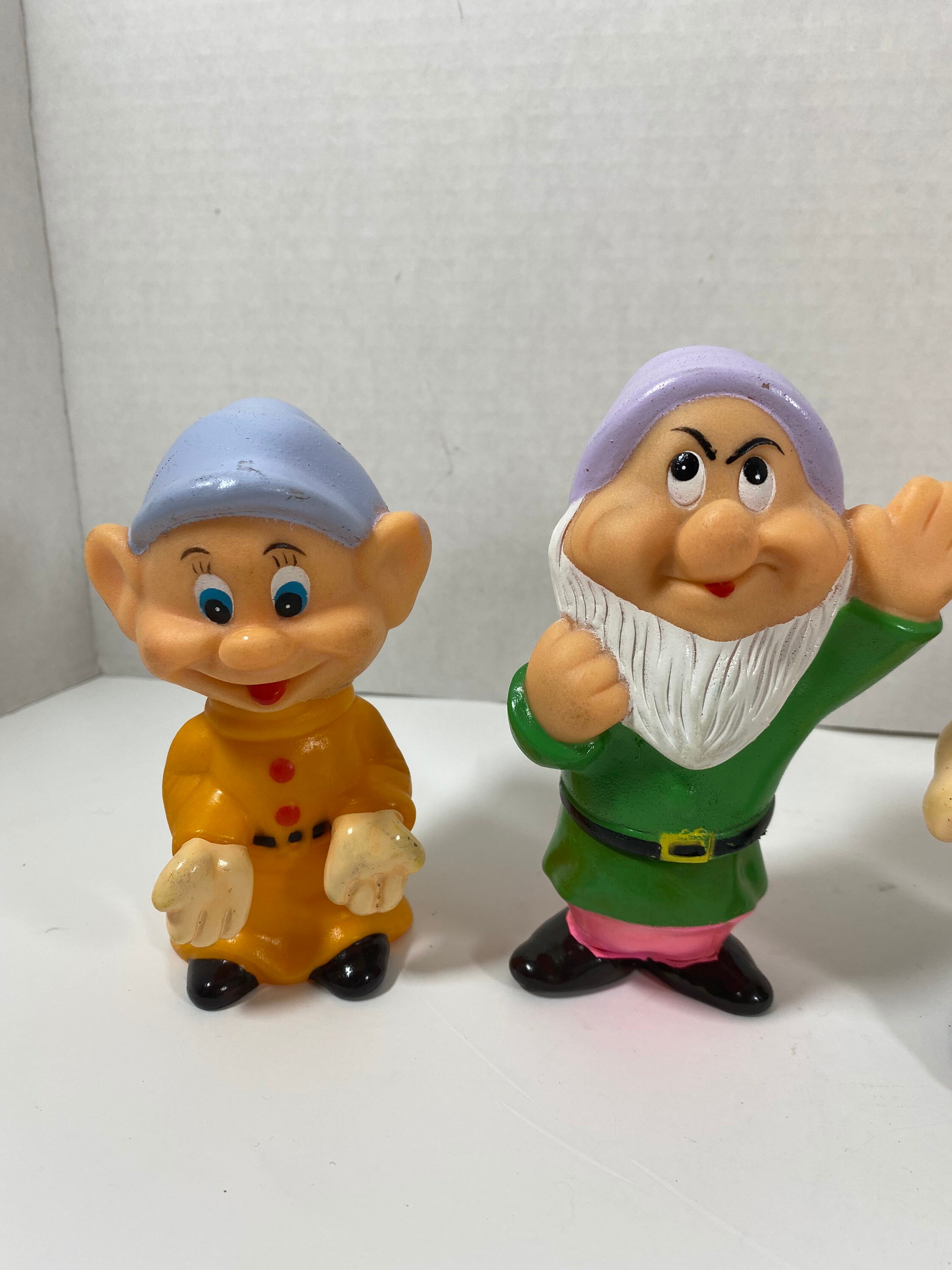 Vintage Walt Disneys Snow White and the Seven Dwarfs Rubber - Etsy