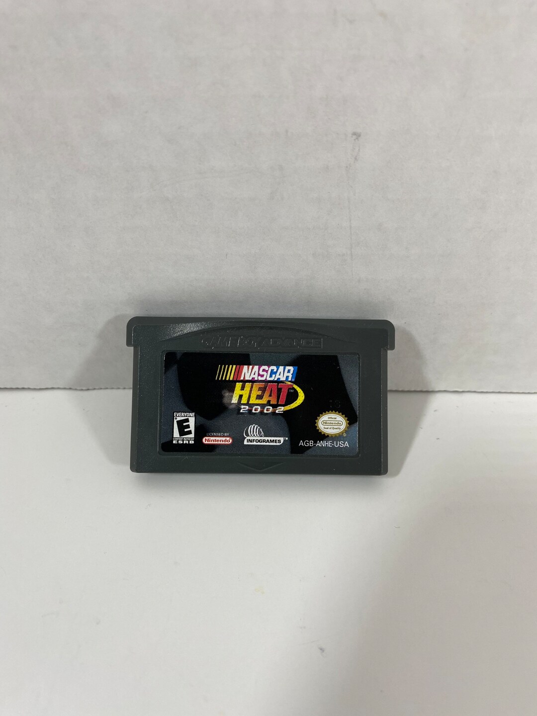 Retro 2002 Nintendo Game Boy Advance NASCAR Heat Video Game ...