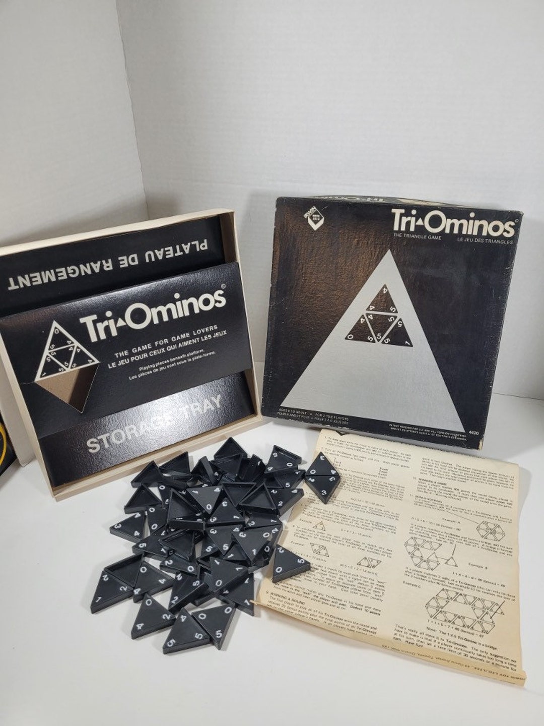 Vintage 1968 Tri•ominos: the Triangle Game-irwin Toys - Collectible ...