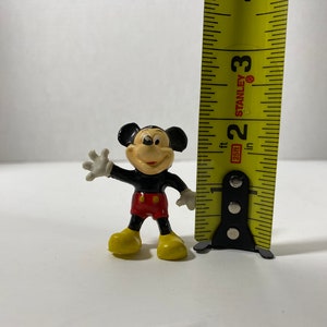 Vintage 1980’s Walt Disney’s Mickey Mouse 2” Solid Rubber Toy Figure ...