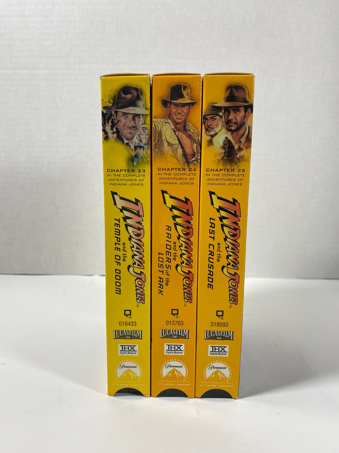 Vintage 1980s Indiana Jones Trilogy VHS Starring: Harrison - Etsy