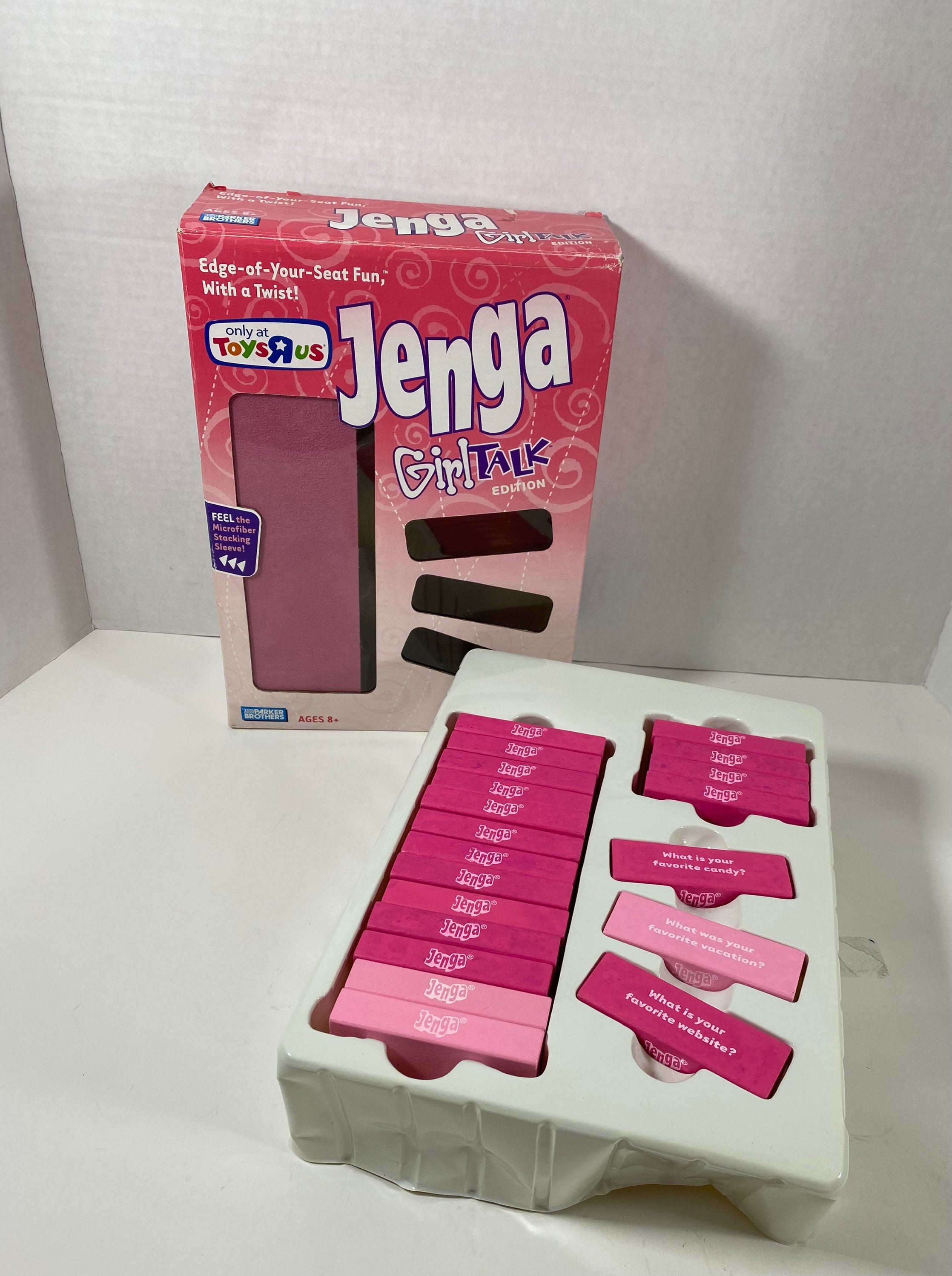 Retro Toys R Us Exclusive Jenga: Girl Talk Edition - Etsy