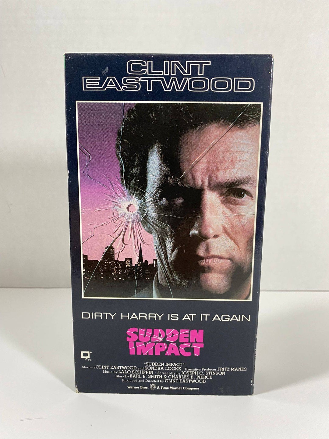 Vintage 1983 Sudden Impact VHS Clint Eastwood Warner Brothers - Etsy