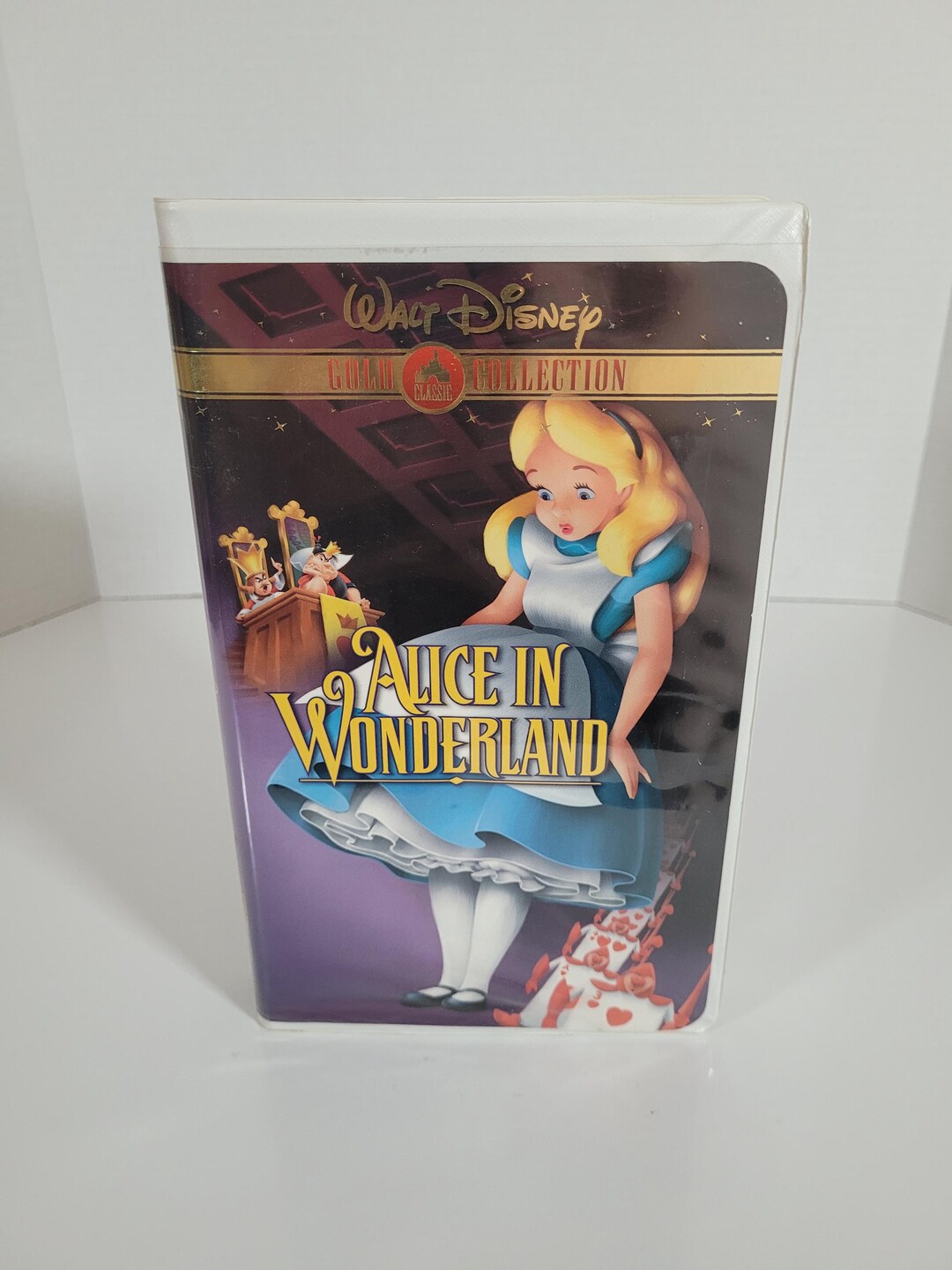 Vintage Walt Disney's Alice in Wonderland VHS Tape Gold Edition in a ...