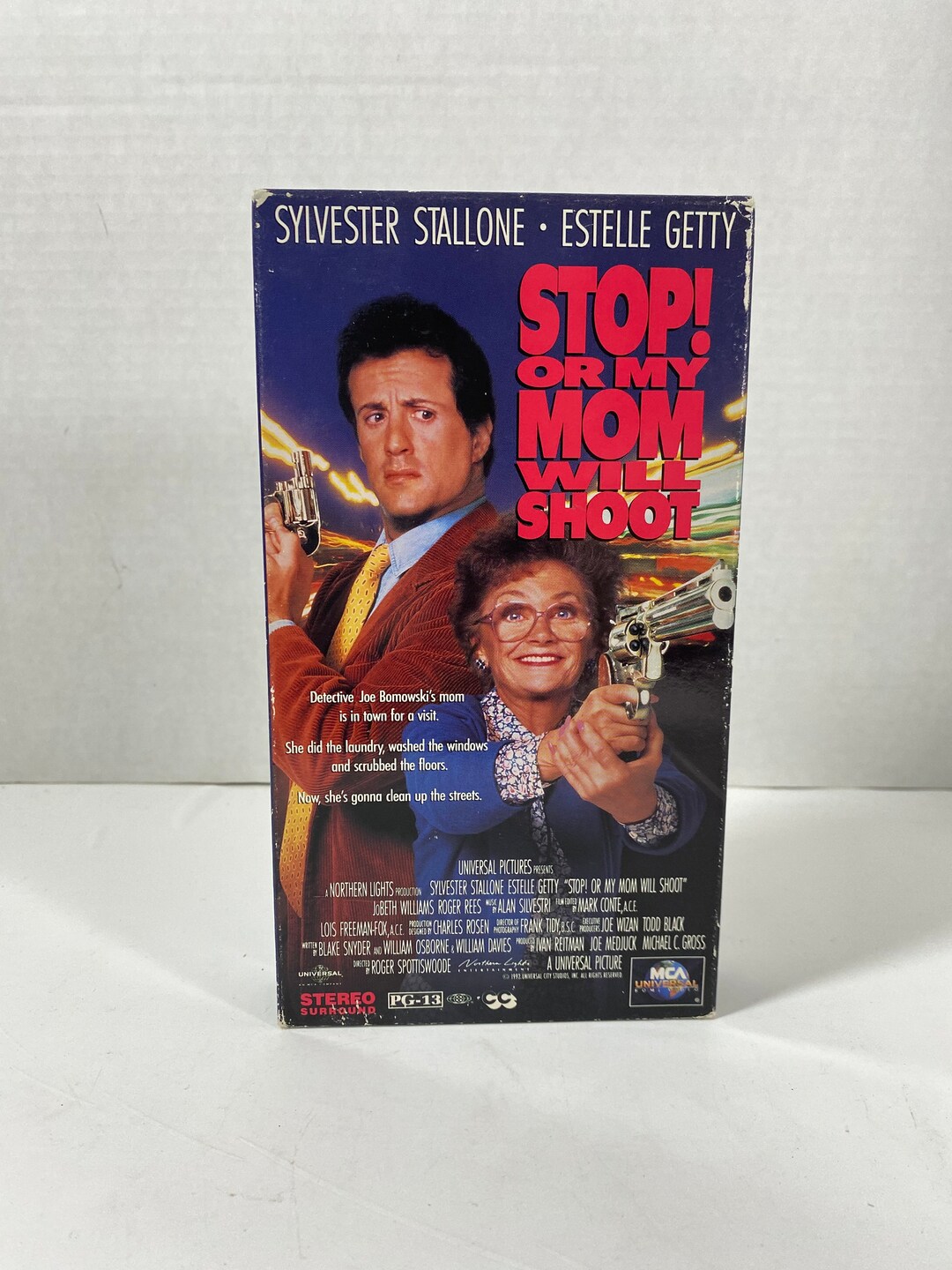 Vintage 1992 Stop! or My Mom Will Shoot VHS - Starring: Sylvester ...