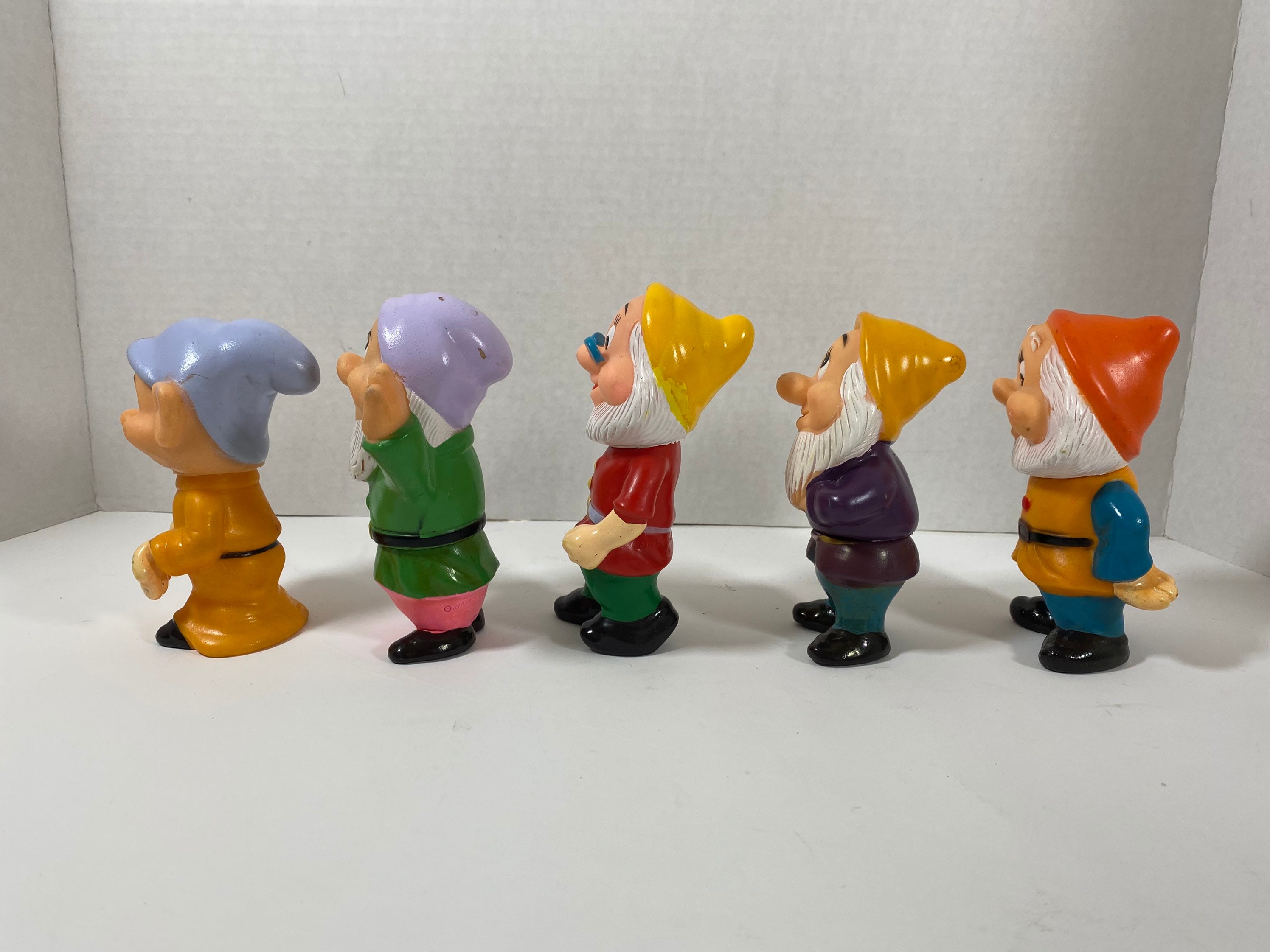 Vintage Walt Disneys Snow White and the Seven Dwarfs Rubber - Etsy