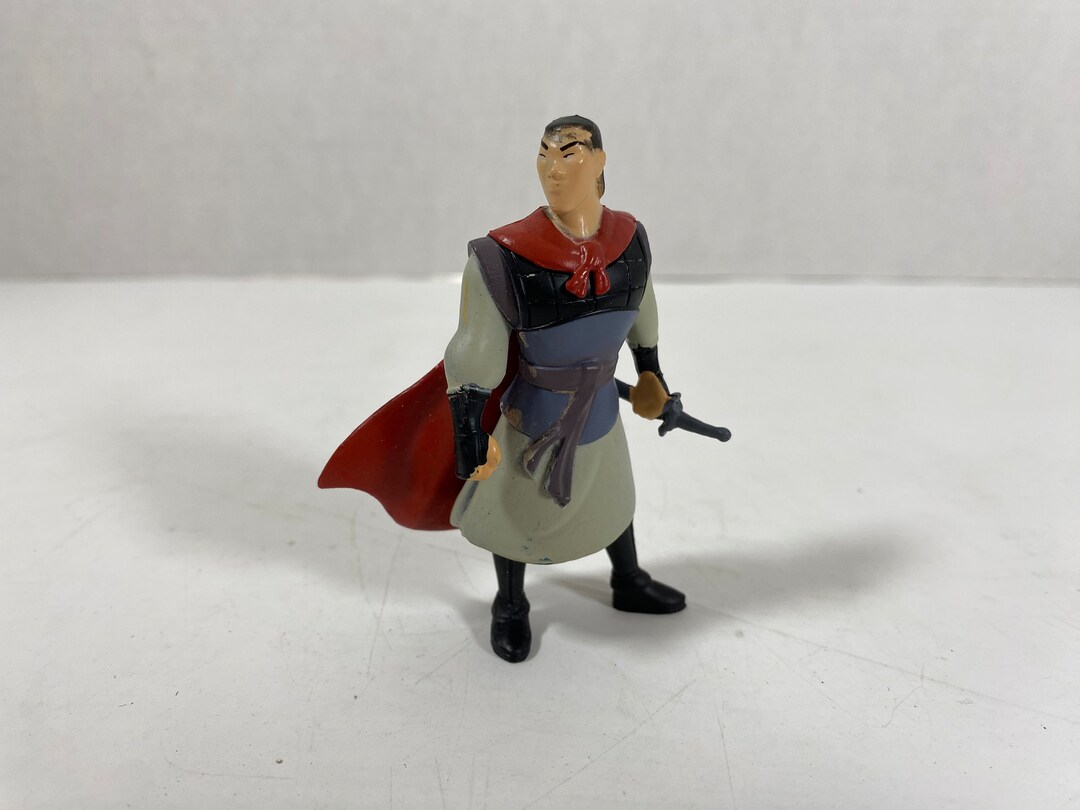 Disneys Mulan Captain Li Shang 3 PVC Toy Figure Collectable Cake Topper ...