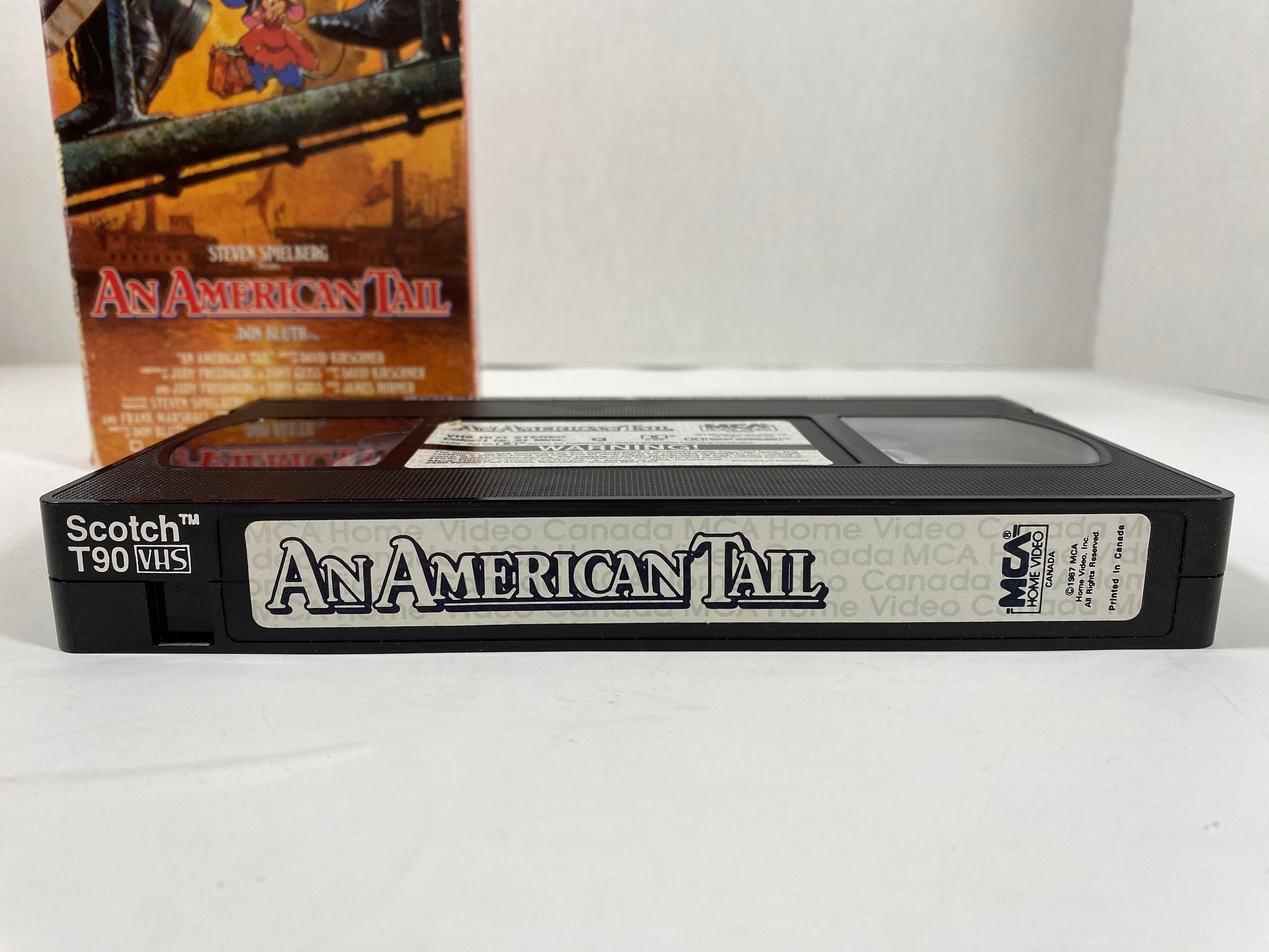 Vintage 1987 an American Tail VHS - Starring the Voices Of: Don Deluise ...