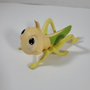 Retro Rubber/plastic Locust Insect Bug Toy Figure With Cartoon Eyes ...