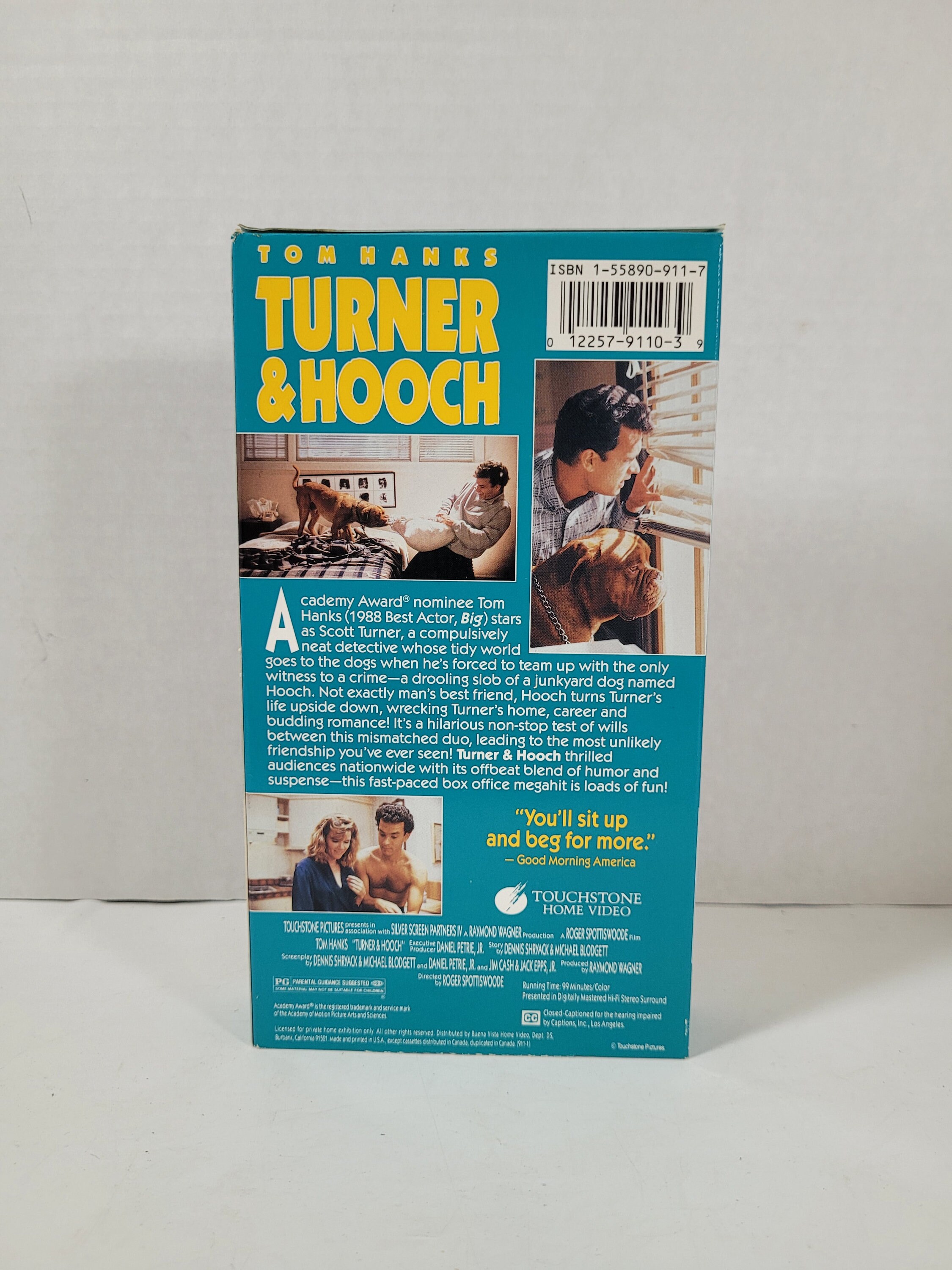 Vintage Turner & Hooch VHS Tape Vintage Movies Tom Hanks Comedy 90s ...