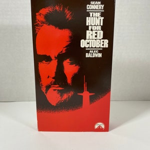 Vintage the Hunt for Red October VHS Video Tape - Starring: Sean ...