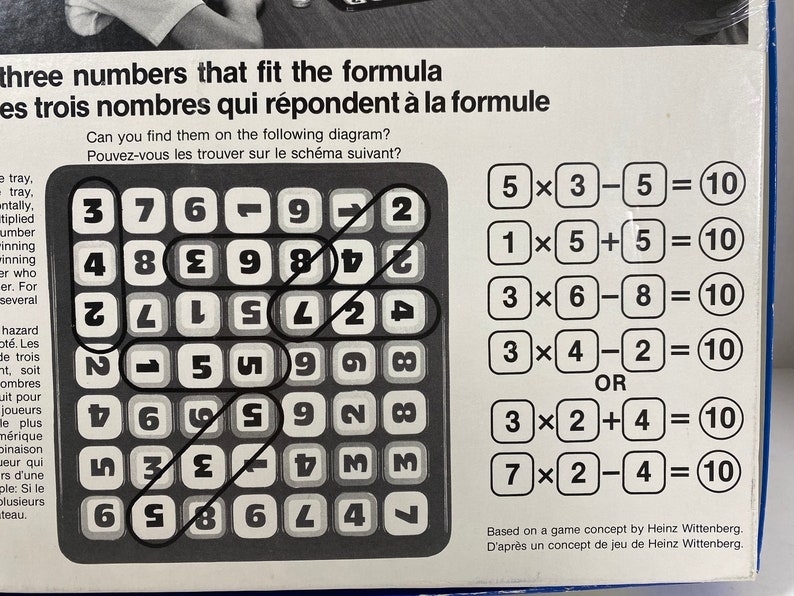Vintage 1981 Tribulation Game: A Race to Find the Tri-number Code ...