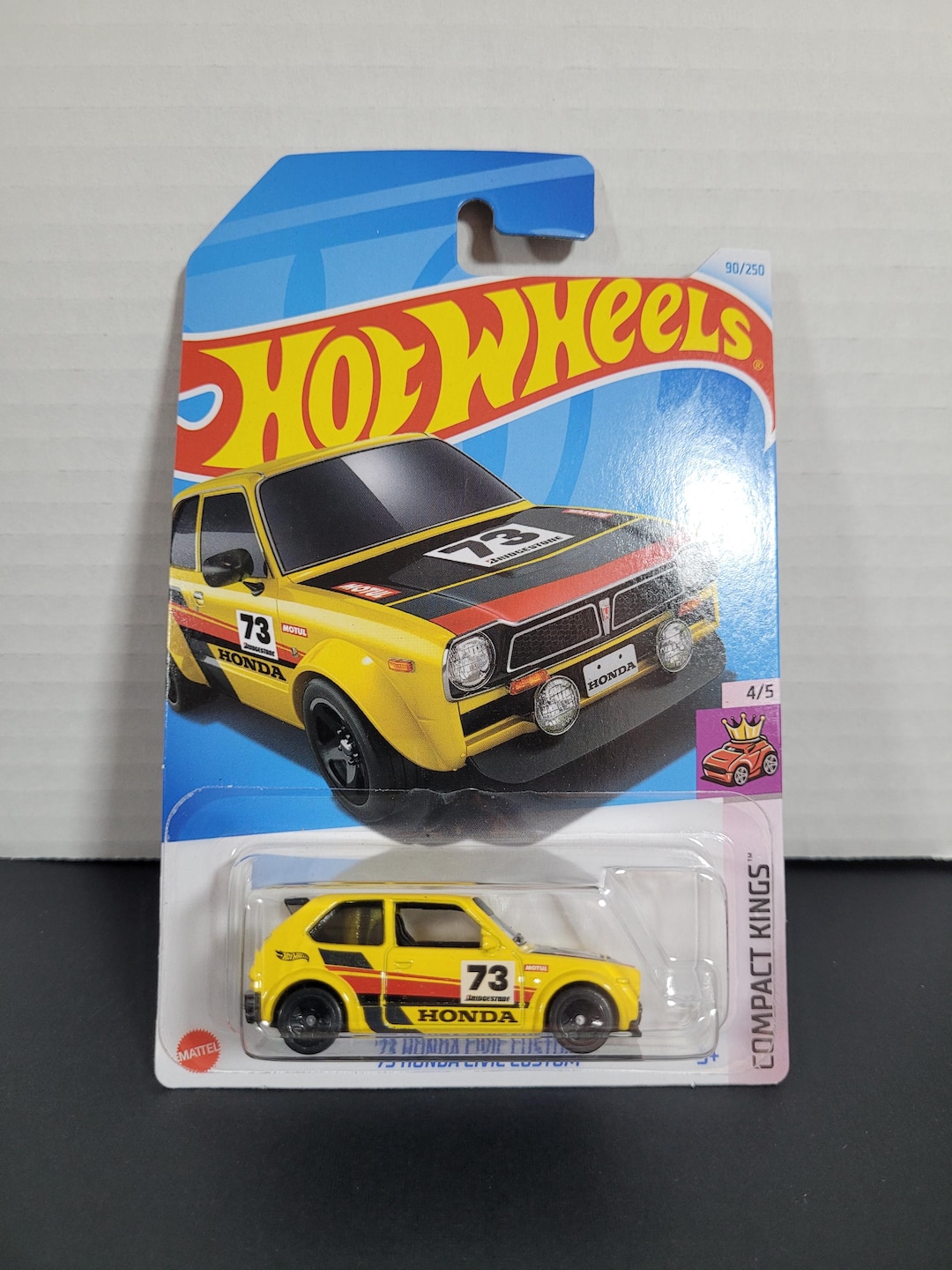 Hot Wheels Retro 1973 Honda Civic Custom Yellow Die-cast Car SEALED - Etsy
