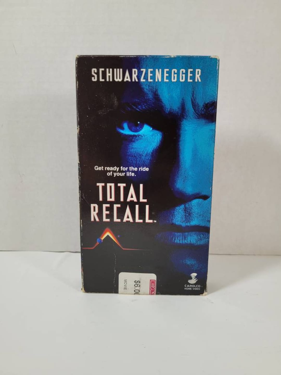 Vintage 1990 Total Recall VHS Tape Arnold Schwarzenegger Sci-fi - Etsy