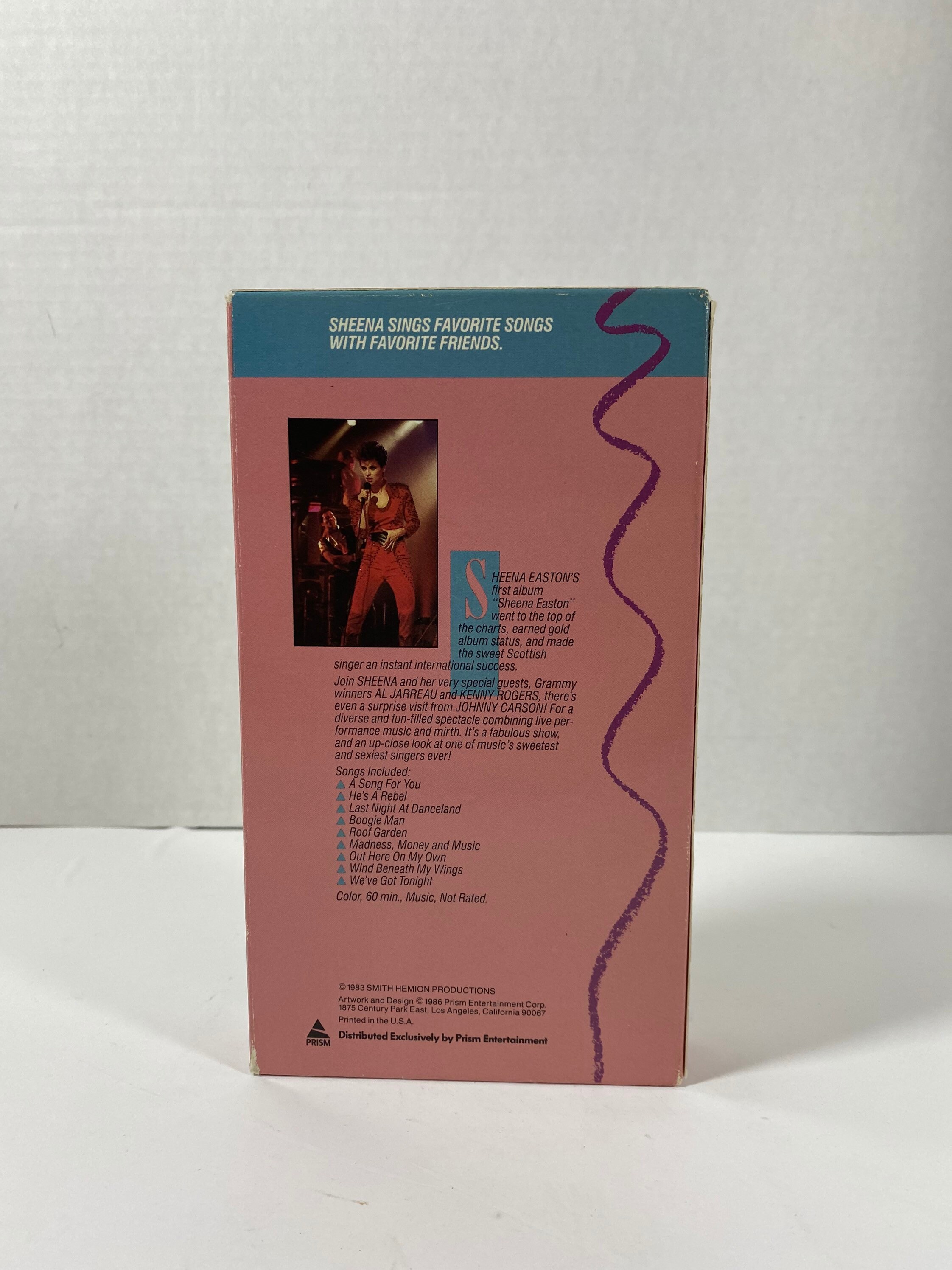 Vintage Sheena Easton Act 1 VHS With Kenny Rogers & Al Jarreau ...