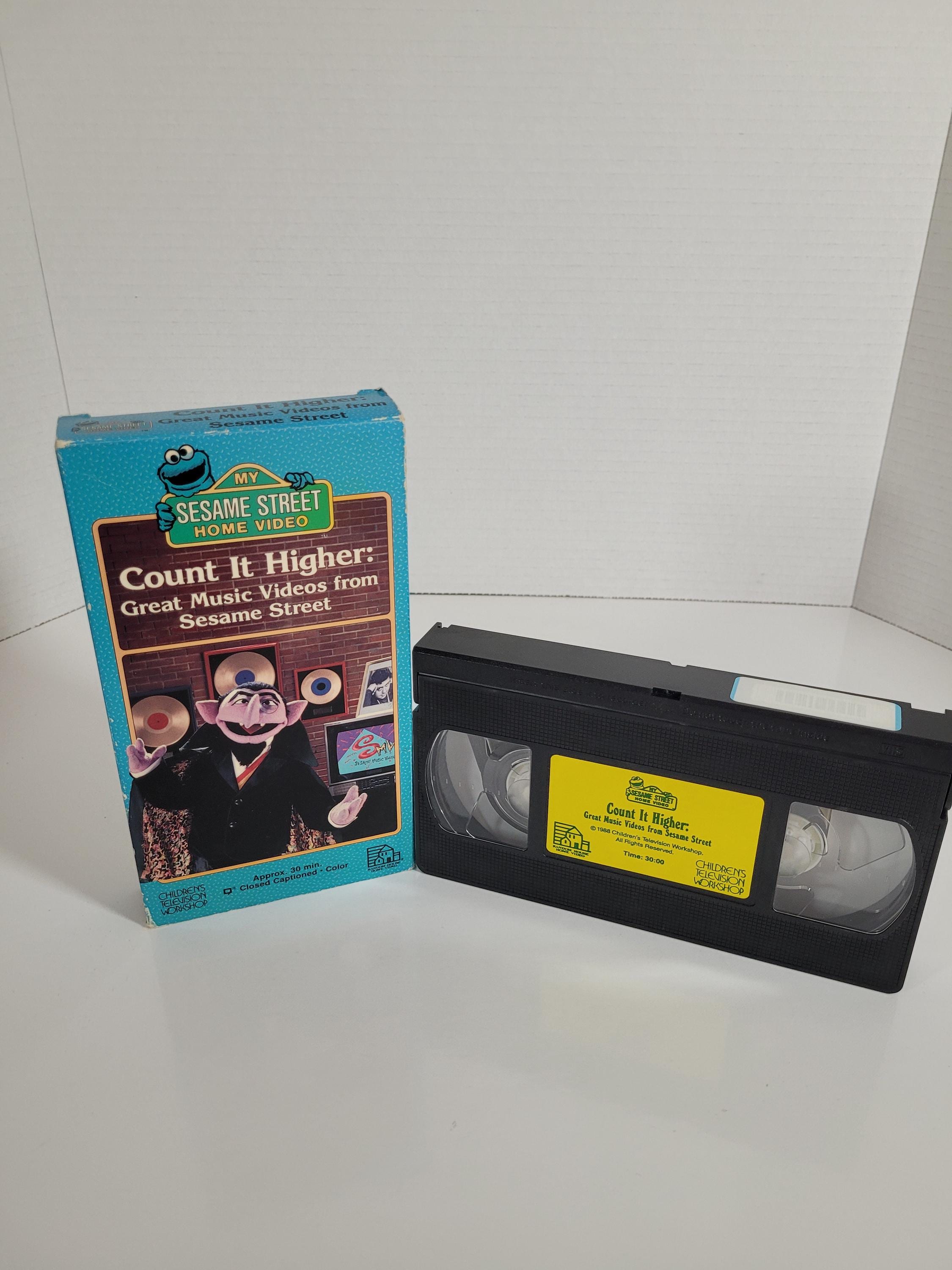 Vintage 1987 Sesame Street Home Video "count It Higher - Music From ...