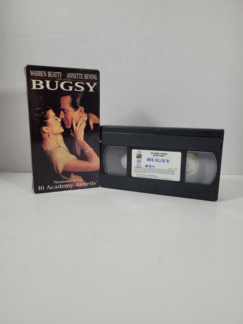 Vintage 1992 Bugsy VHS Video Tape Starring: Warren Beatty & - Etsy