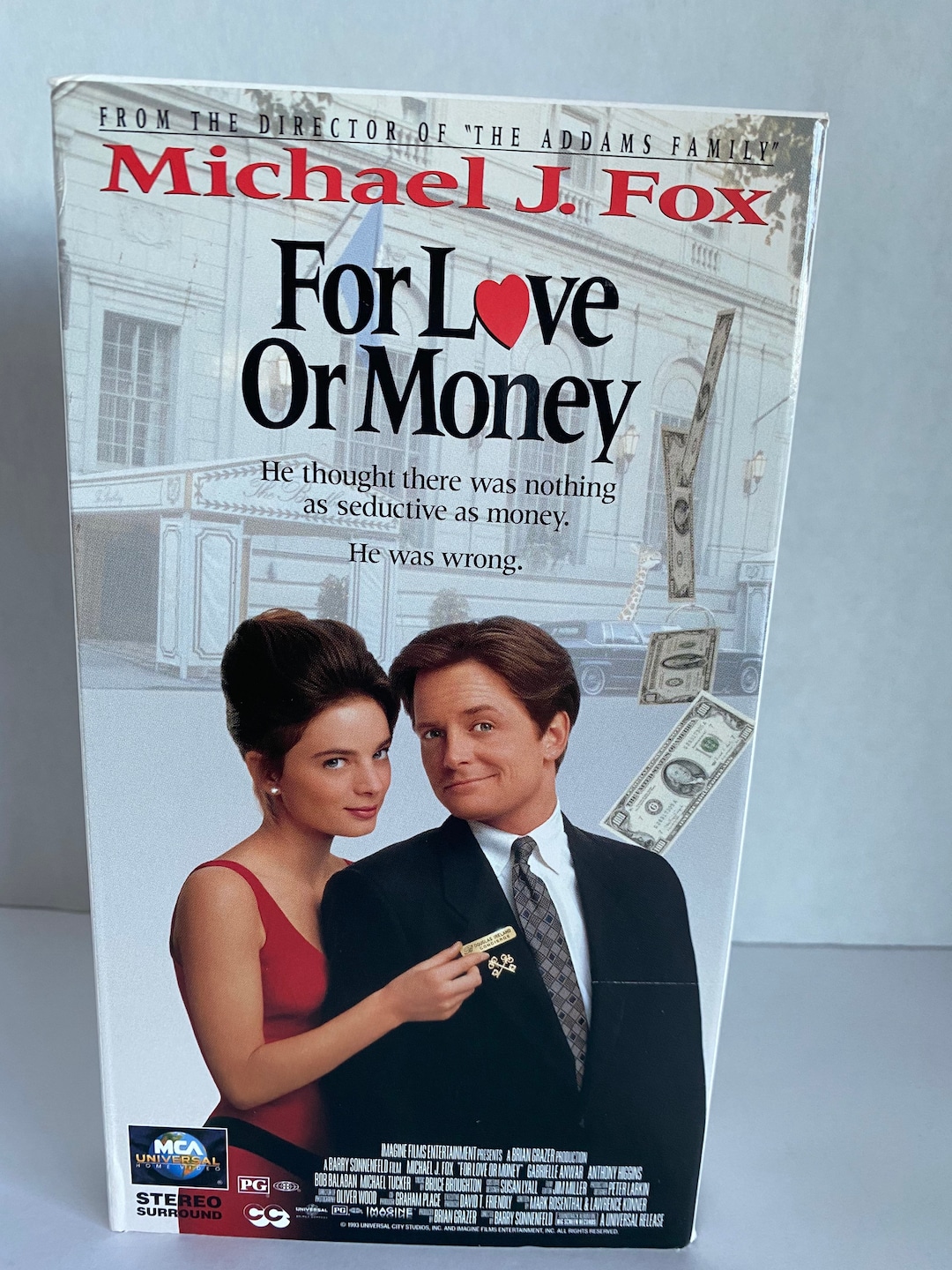 Vintage 1993 for Love or Money VHS Video Tape-starring: Michael J. Fox ...