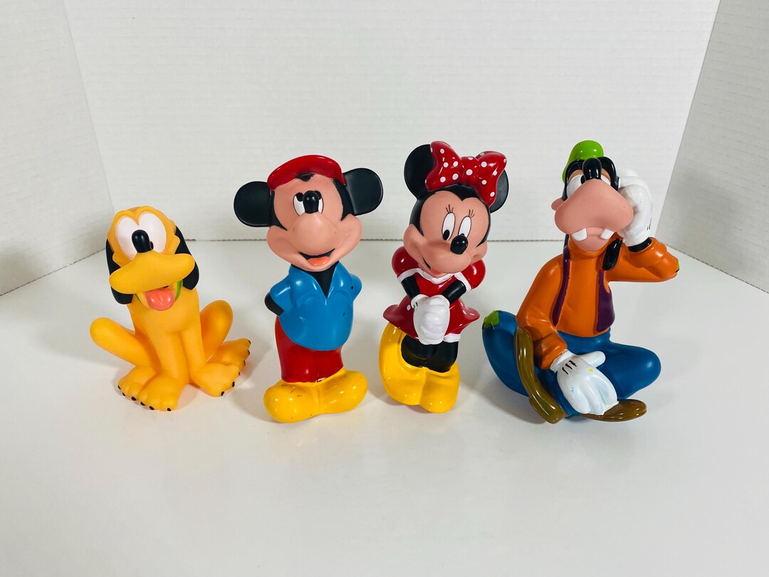 Vintage 1990’s Walt Disney’s Mickey, Minnie, Goofy & Pluto Rubber Tub ...