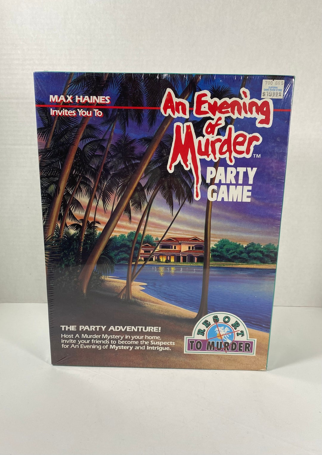 Vintage 1993 an Evening of Murder: Resort to Murder Party Game •sealed ...