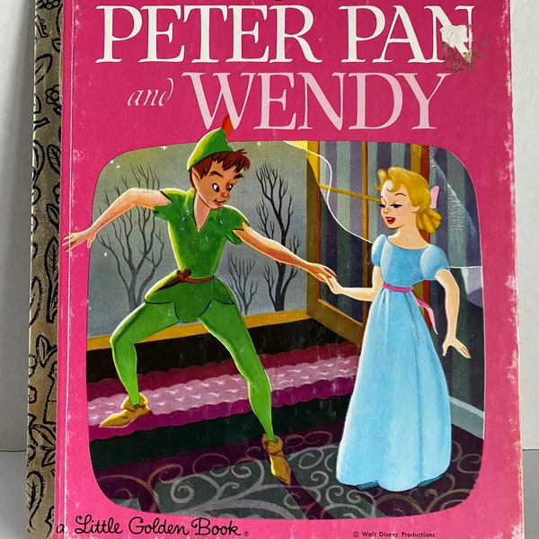 Peter Pan Golden Book - Etsy