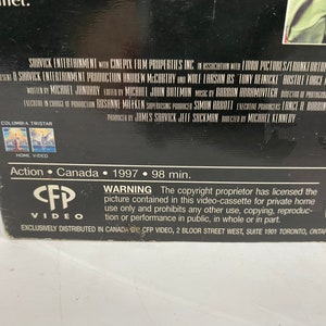 Vintage 1997 the Heist VHS - Starring: Andrew Mccarthy, Cynthia Geary ...