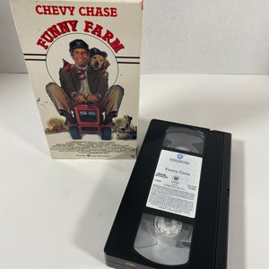 Vintage 1991 Funny Farm VHS Video Tape - Starring: Chevy Chase, Madolyn ...