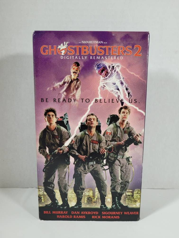 Vintage 1989 Ghostbusters 2 VHS Tape Horror Comedy - Etsy