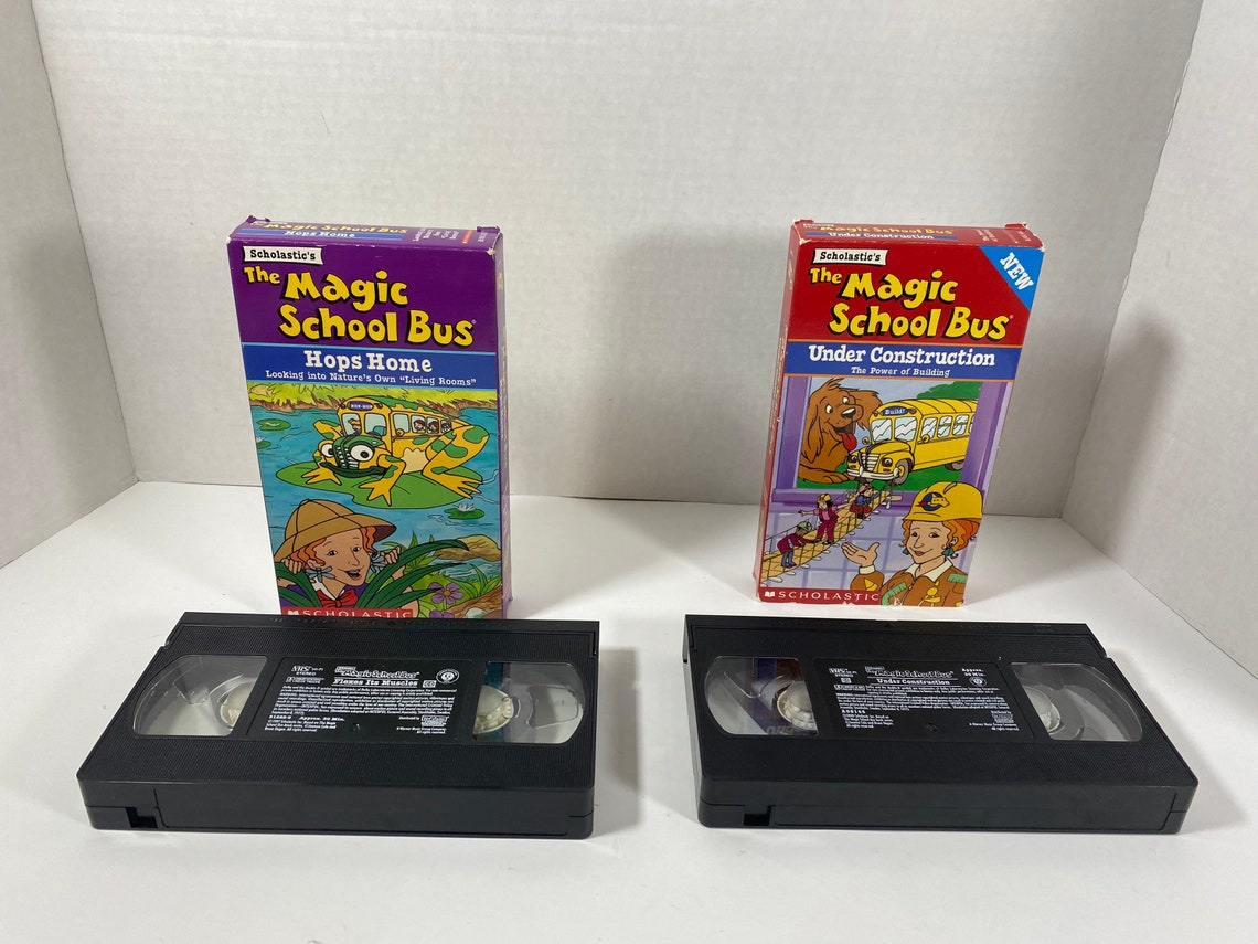 Vintage Scholastic’s the Magic School Bus VHS Set of 4: Flexes Its ...