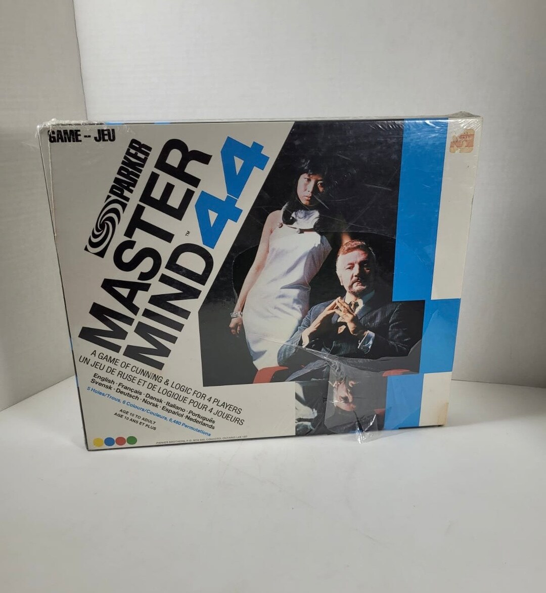 Vintage 1972 Master Mind 44: A Game of Cunning & Logic for 4 Players ...