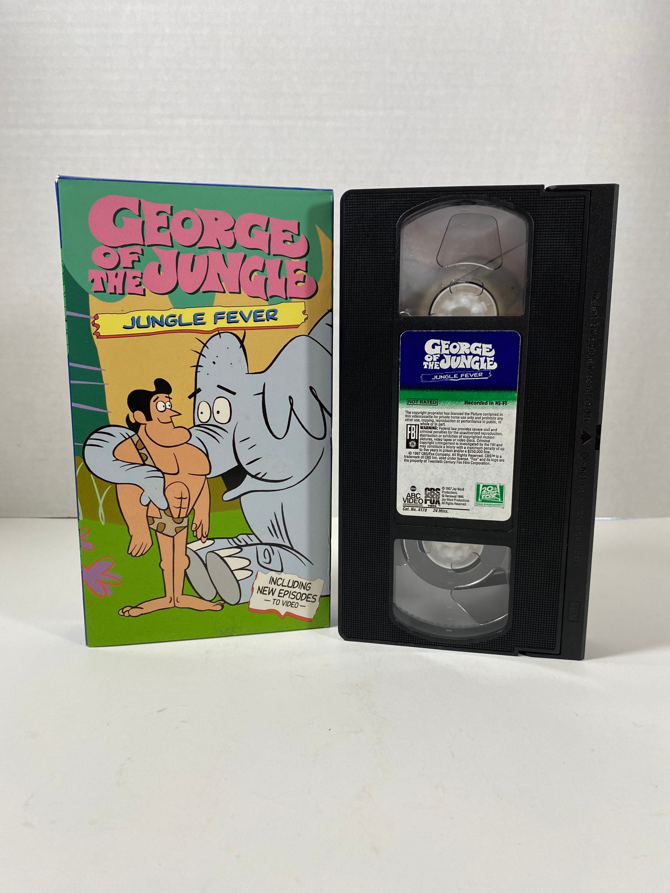 Vintage 1997 George of the Jungle: Jungle Fever VHS - Collectible ...