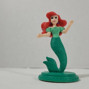 Retro Ariel From the Lttle Mermaid Plastic Cake Topper/ Toy Pretend ...
