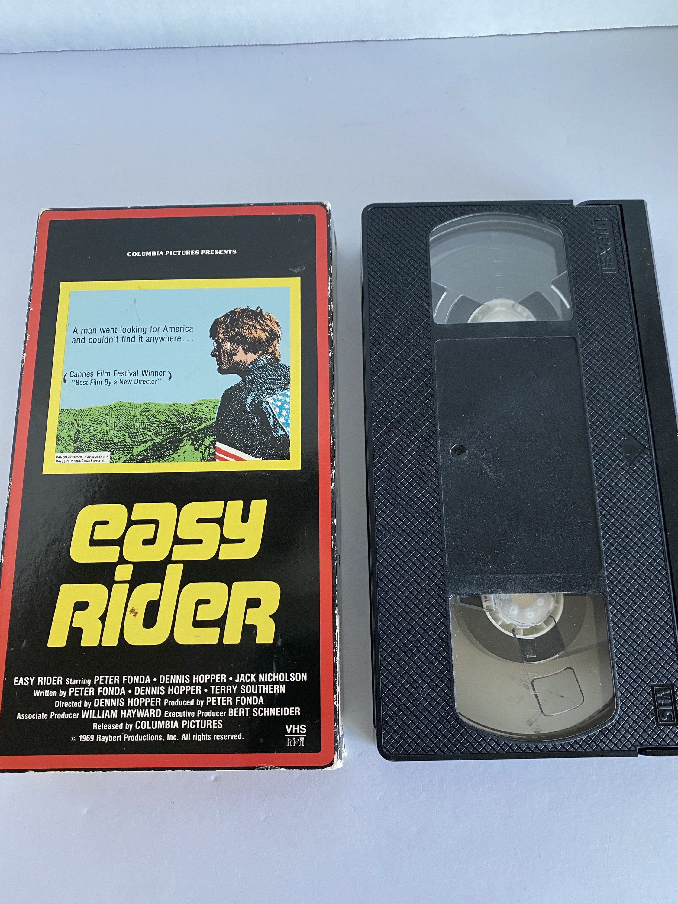 Vintage 1985 Easy Rider VHS Video Tape-starring: Peter Fonda - Etsy