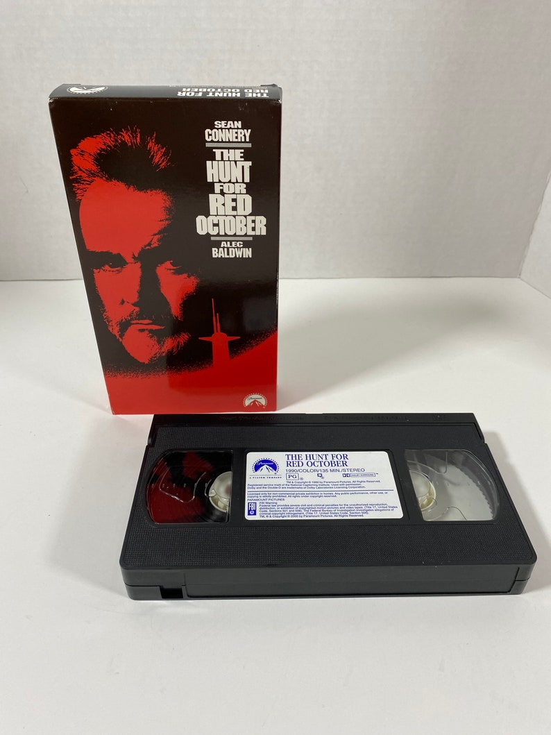 Vintage the Hunt for Red October VHS Video Tape Starring: - Etsy