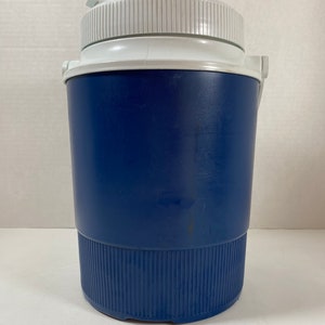 Vintage 1984 GOTT Pizza Hut Pepsi Blue 1/2 Gallon Thermos Water Jug ...