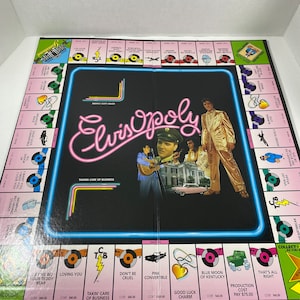 Vintage 1995 Elvisopoly: the Rock ‘N’ Roll Game of Fortune and Fame ...