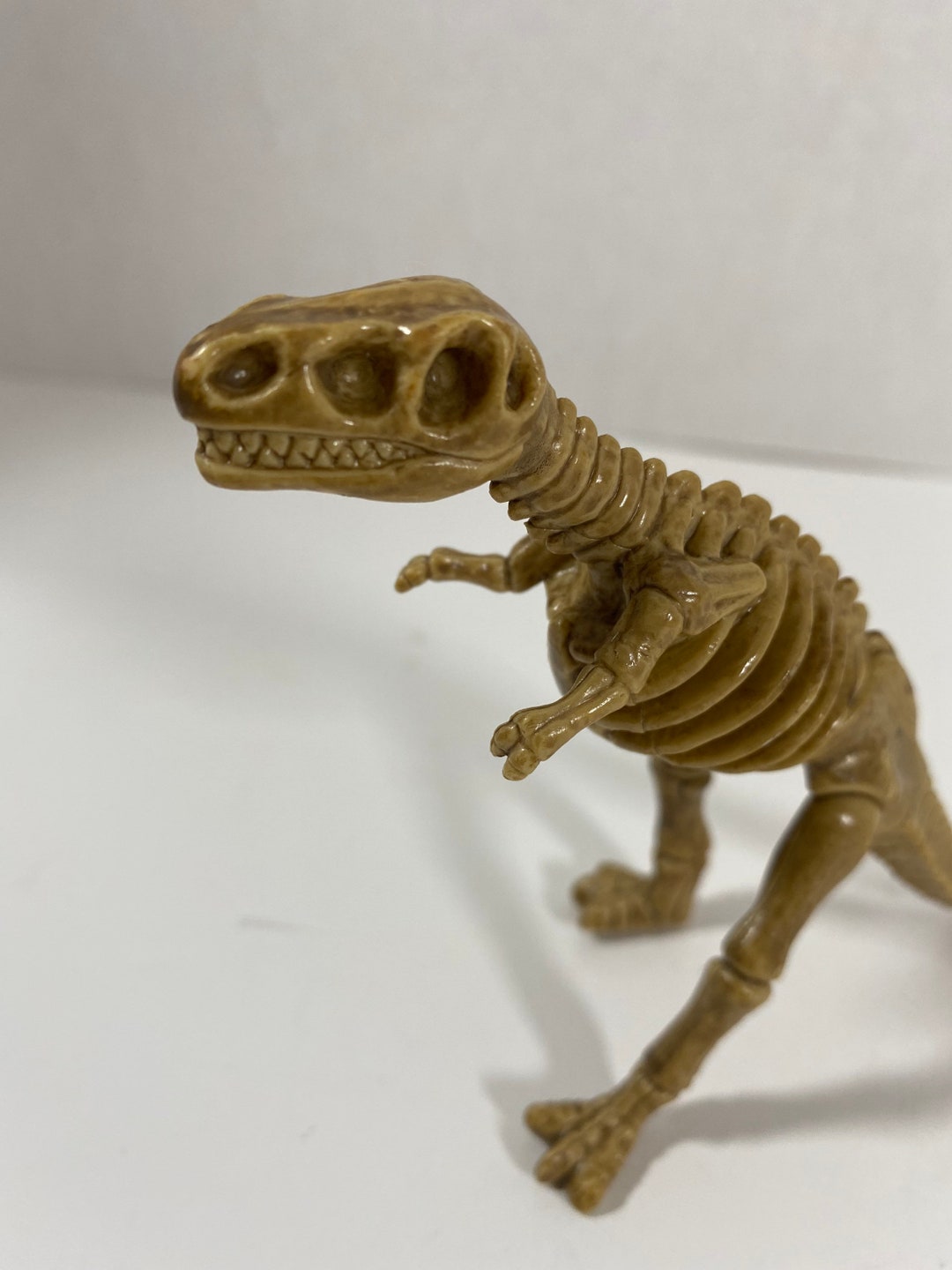 Retro Skeleton Tyrannosaurus Rex Dinosaur Toy Figure - Collectible ...