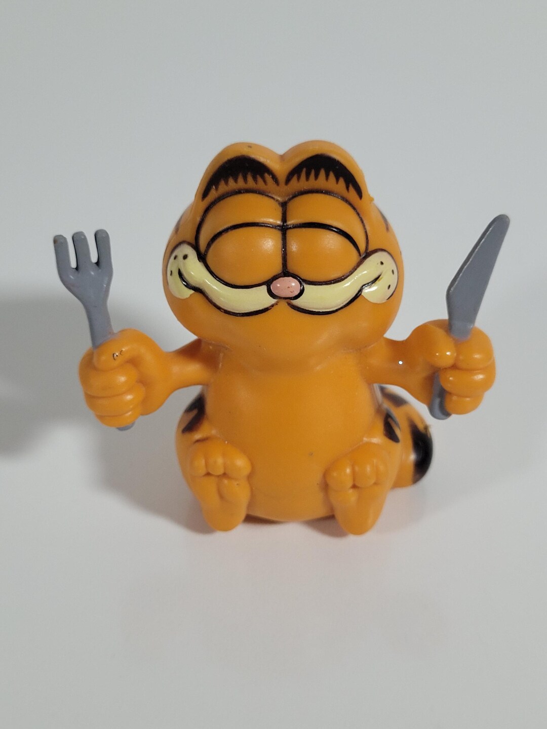 Vintage 1981 Garfield Figure/cake Topper/ Play Toy/display Piece 2 ...