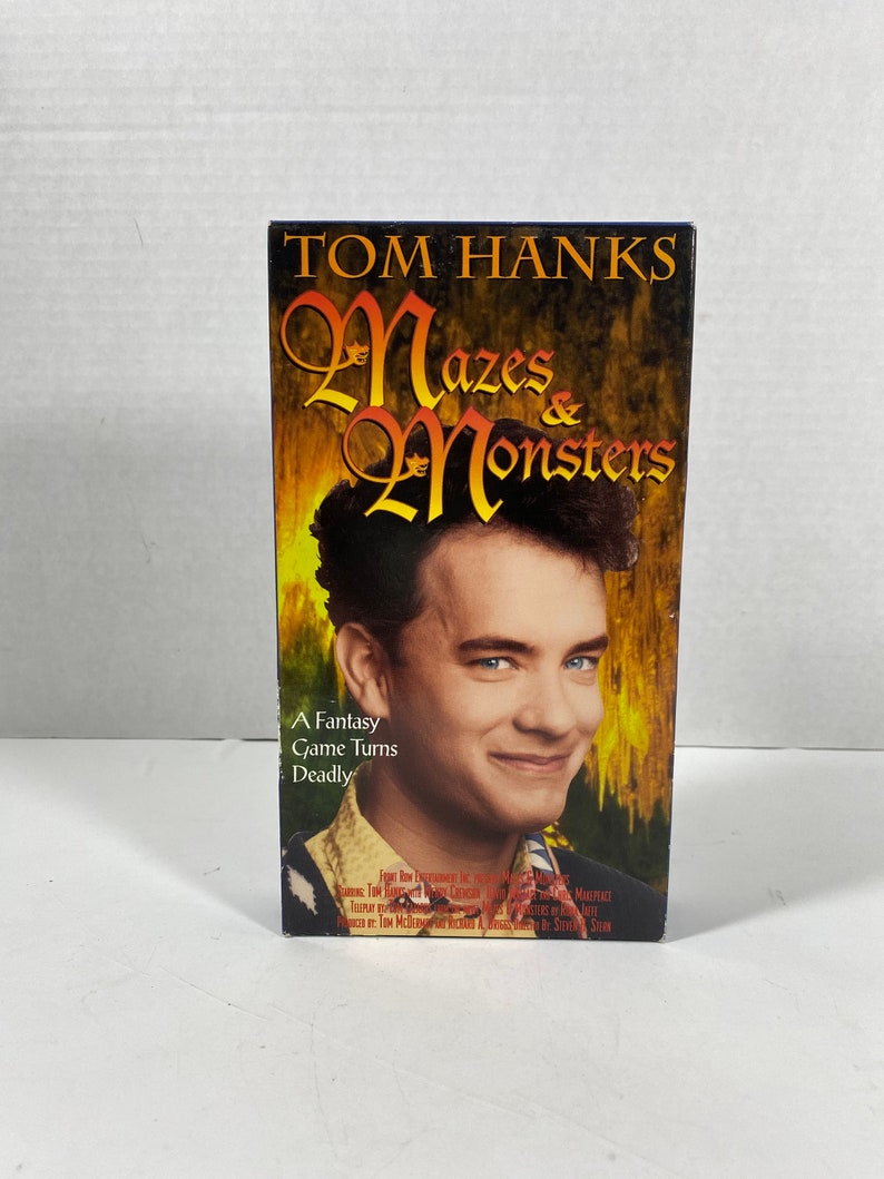 Vintage and RARE 1995 Mazes & Monsters VHS Starring: Tom - Etsy