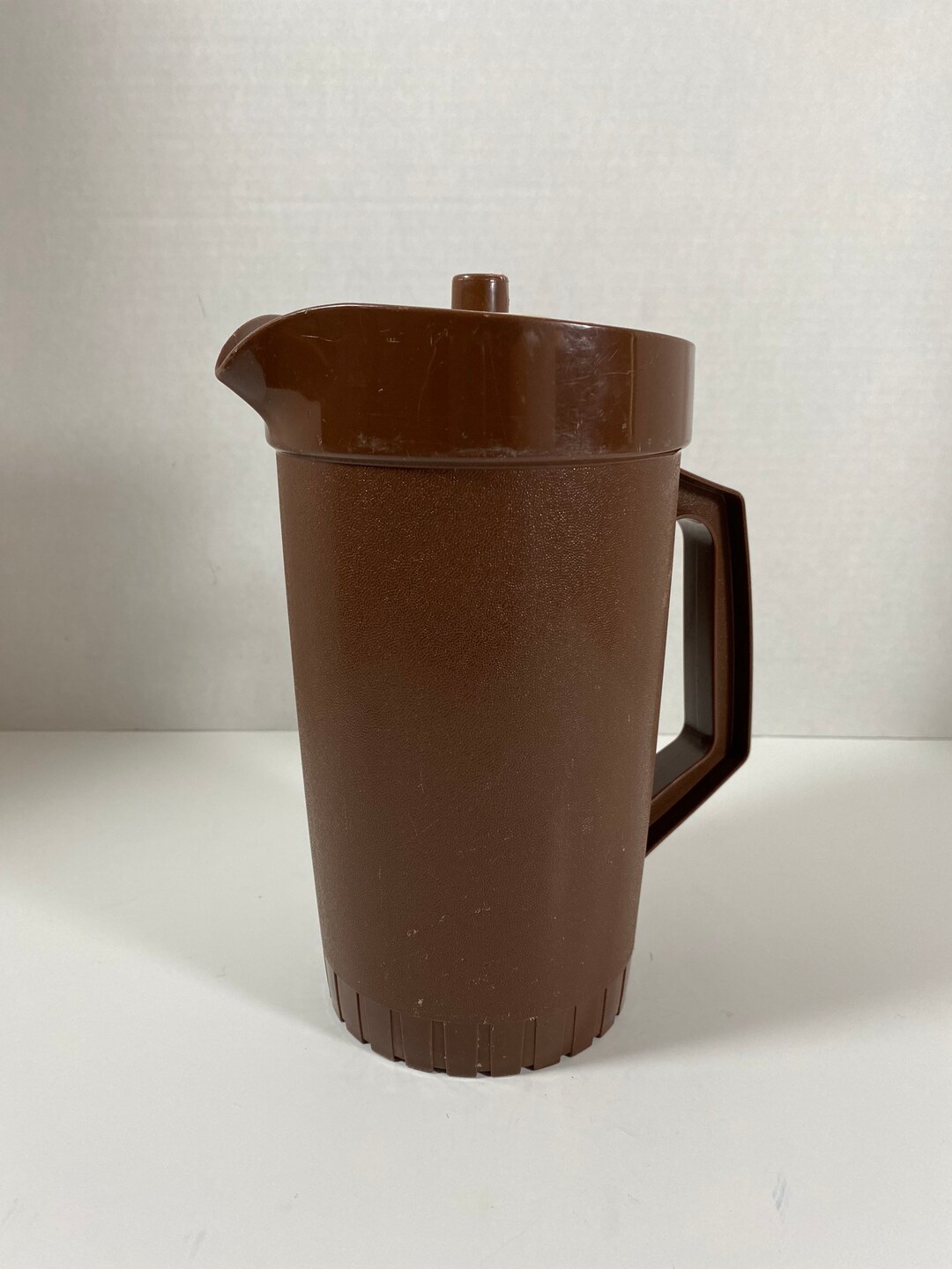 Vintage 1970s Tupperware Brown Juice/water Pitcher With Lid & - Etsy