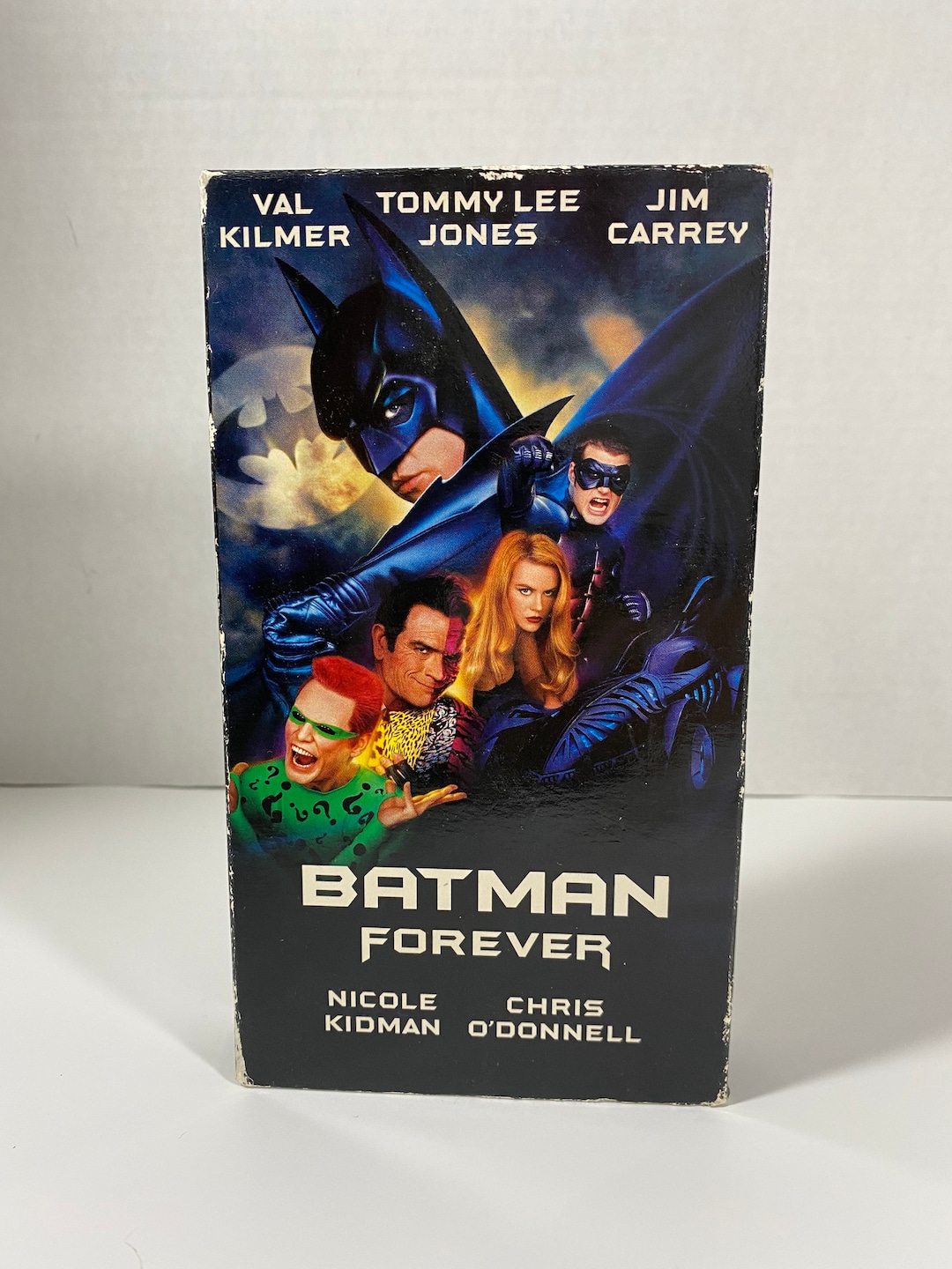 Vintage 1995 Batman Forever VHS Video Tape - Starring: Val Kilmer ...