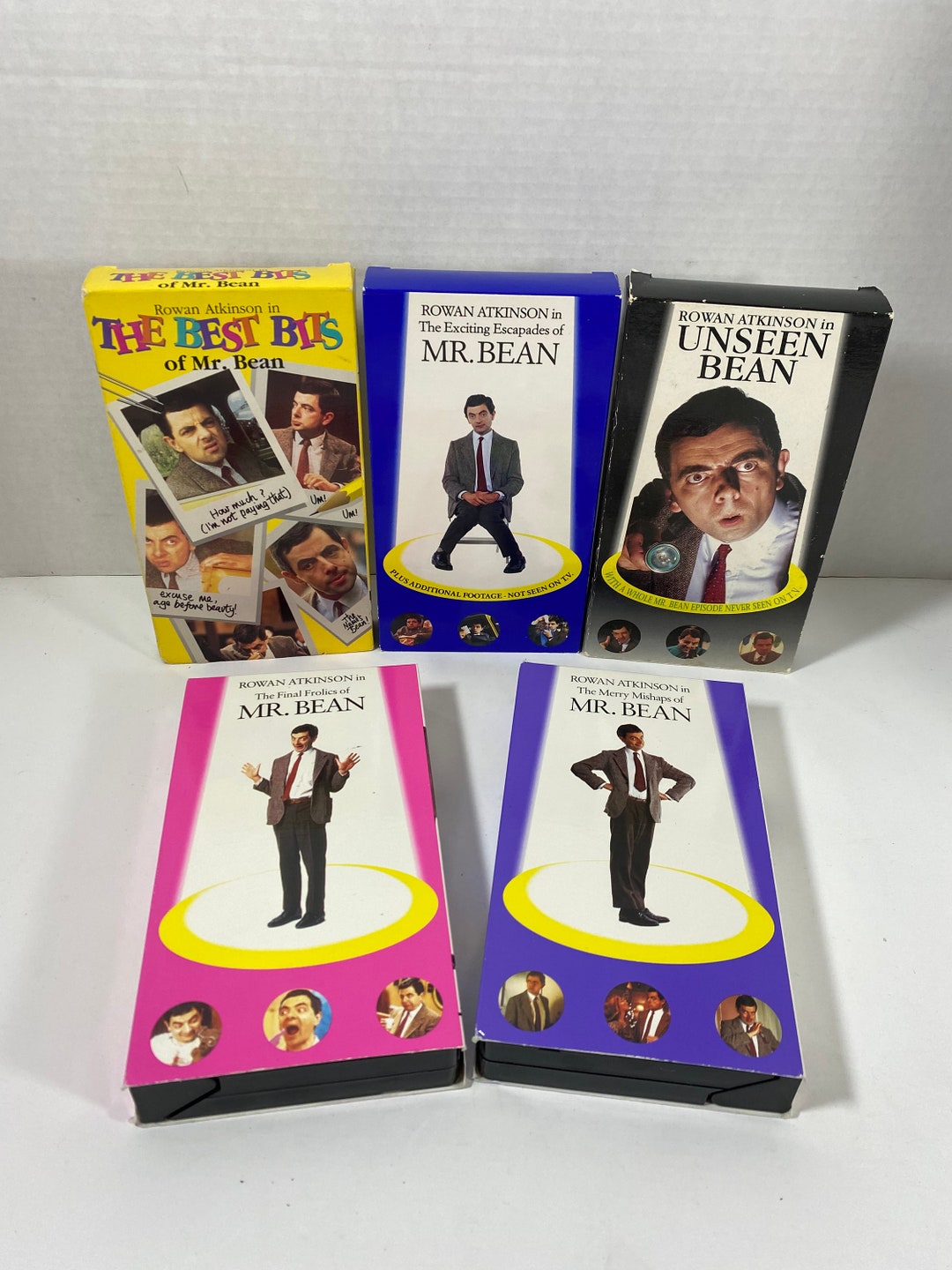 Vintage 1990s Mr. Bean VHS Choice Of: the Final Frolics, the Merry ...