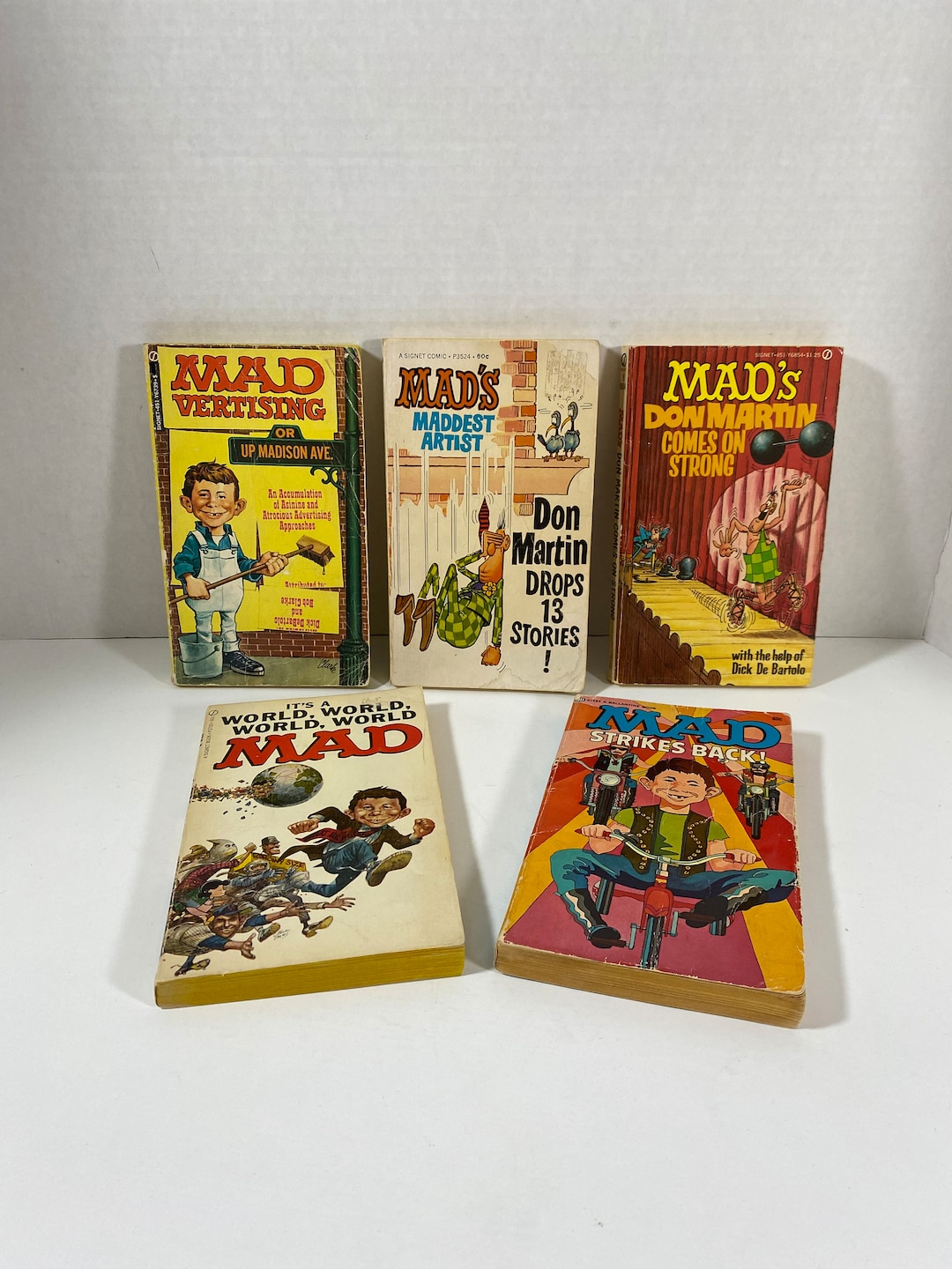 Vintage MAD Paperback Books - Choice Of: Madvertising, Mad’s Maddest ...