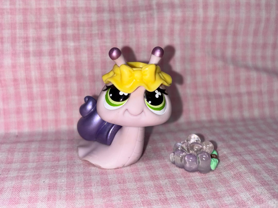 Discontinued Rare LPS Littlest Pet Shop Snail With Grape (006) - Etsy