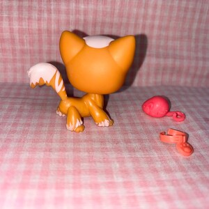Discontinued LPS Littlest Pet Shop Cat With Collar Mouse Toy 011 - Etsy