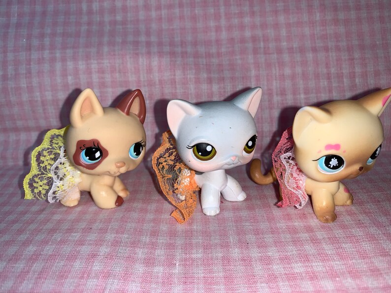 NEW Handmade Littlest Pet Shop LPS 10PC Skirts Accessories in Gift Bag ...